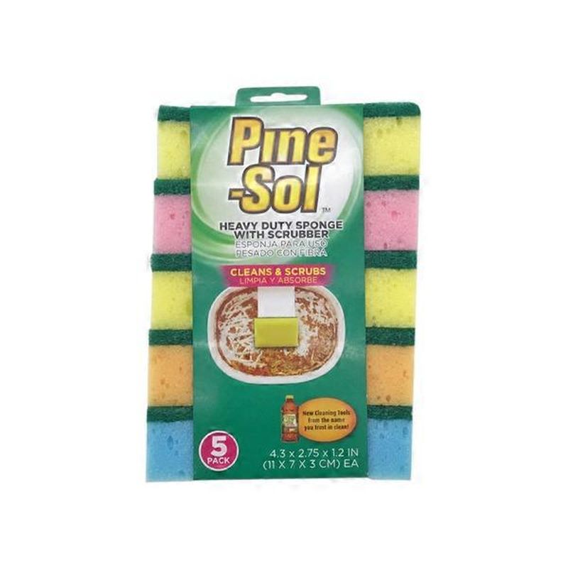 Pine-Sol Sponge With Scrubber (5 ct) - Instacart
