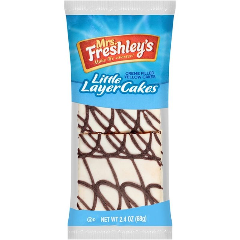 Mrs. Freshley's Little Layer Cakes (2.4 oz) - Instacart