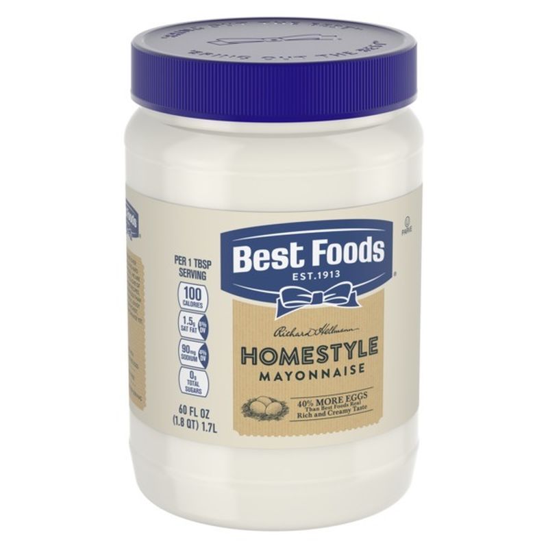 Best Foods Mayonnaise Homestyle (60 oz) - Instacart
