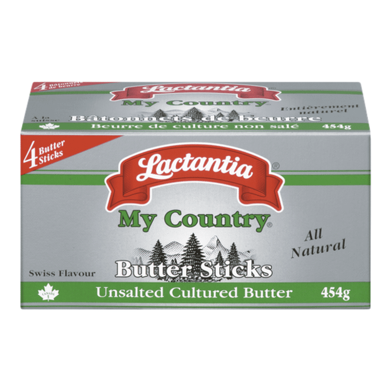 Lactantia Unsalted Butter Sticks (4 ct) - Instacart
