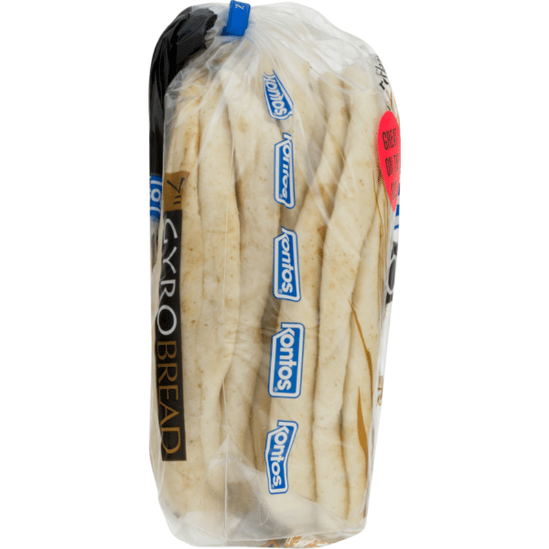 Kontos Gyro Bread Pre-Oiled - 10 CT (28 oz) - Instacart