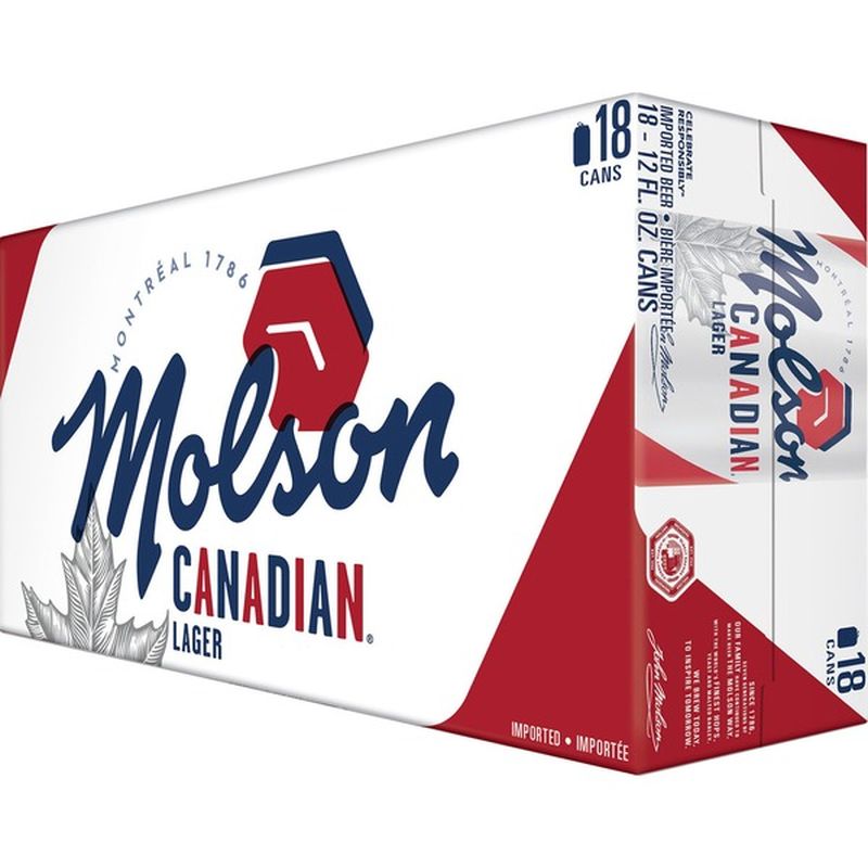 Molson Canadian Lager Beer (12 fl oz) - Instacart