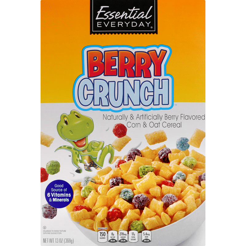 Essential Everyday Cereal, Corn & Oat, Berry Crunch (13 oz) - Instacart