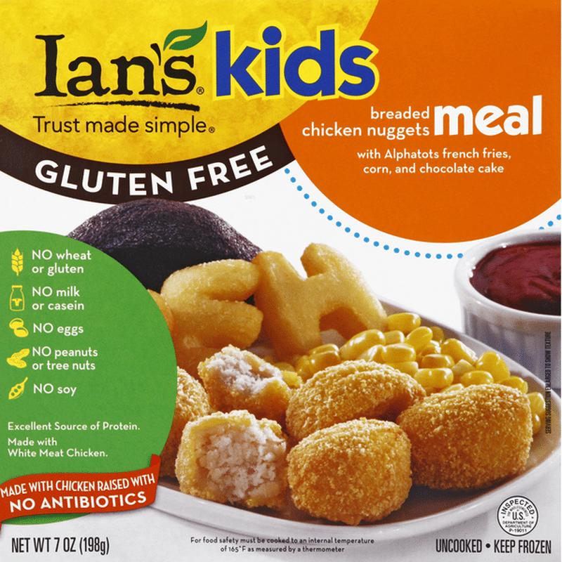Ian's Chicken Nuggets Meal, Gluten Free, Breaded (7 oz) - Instacart