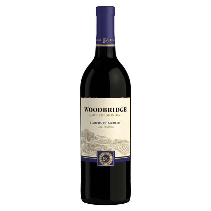 Woodbridge by Robert Mondavi Cabernet Merlot California Red Blend (750 ...