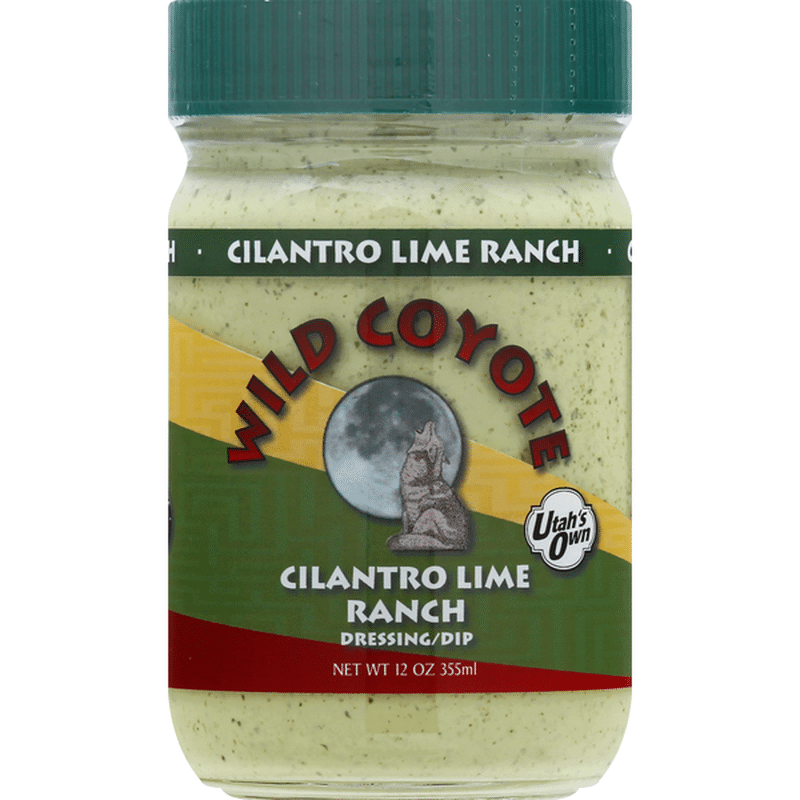Wild Coyote Dressing/Dip, Cilantro Lime Ranch (12 oz) - Instacart