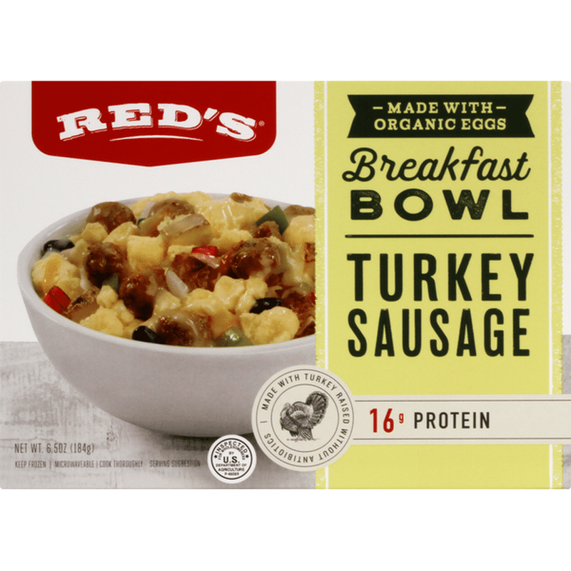 Reds Breakfast Bowl, Turkey Sausage (6.5 oz) - Instacart