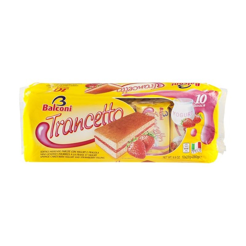 Balconi Trancetto Sponge Cakes - 10 CT (9.9 oz) - Instacart