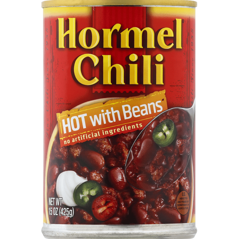 Hormel Chili, with Beans, Hot (15 oz) from Lunardi’s Markets - Instacart