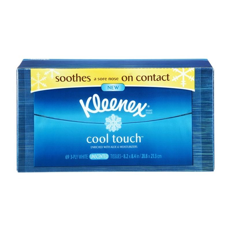 Kleenex Cool Touch White Unscented Tissues - 69 CT (69 ct) - Instacart