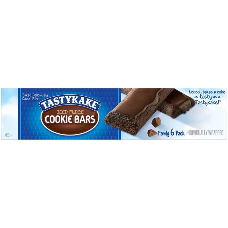 Tastykake Iced Fudge Cookie Bars (1.75 oz) - Instacart