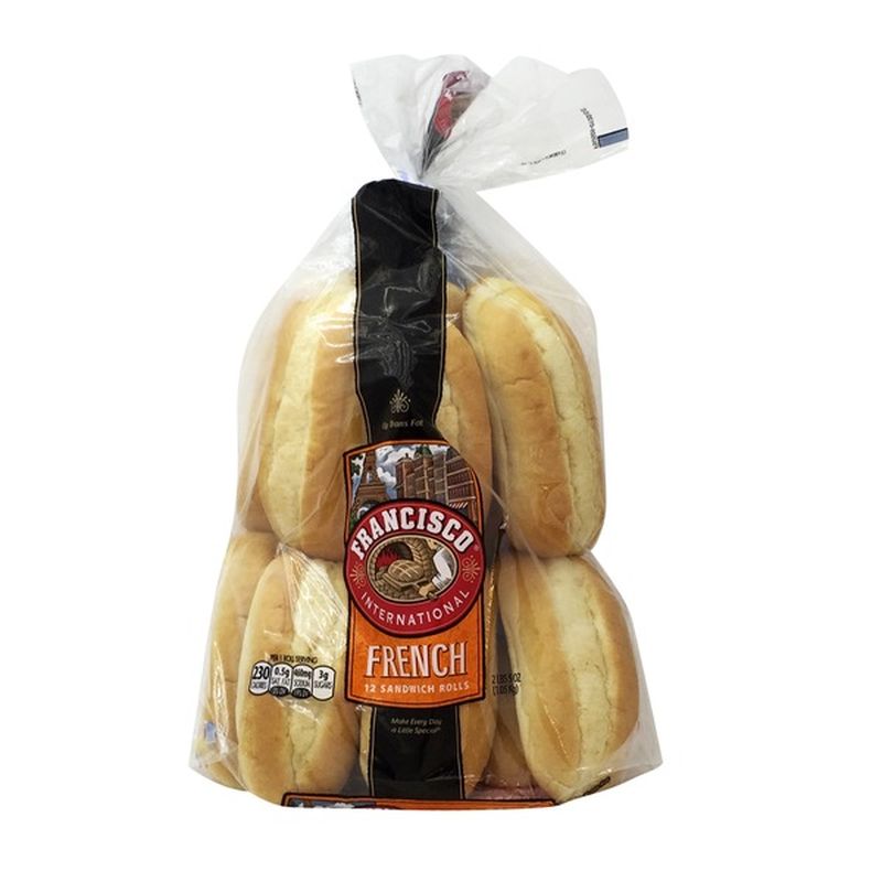 Francisco International French Sandwich Rolls (12 ct) - Instacart