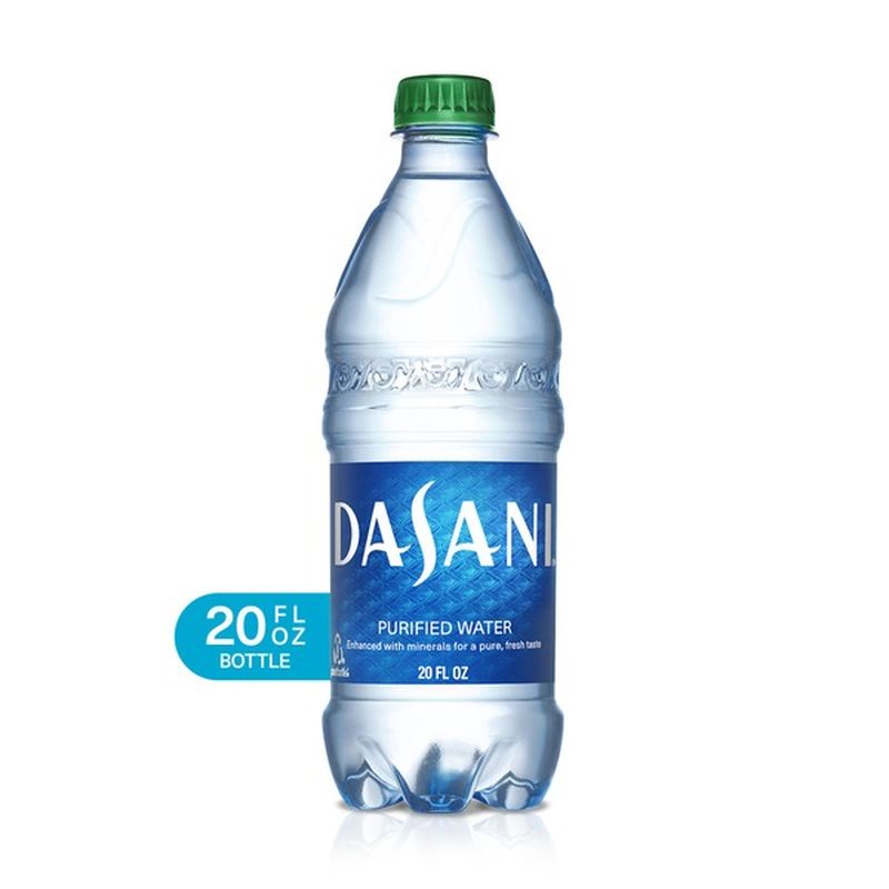 DASANI Purified Water Bottle Enhanced With Minerals (20 fl oz) - Instacart