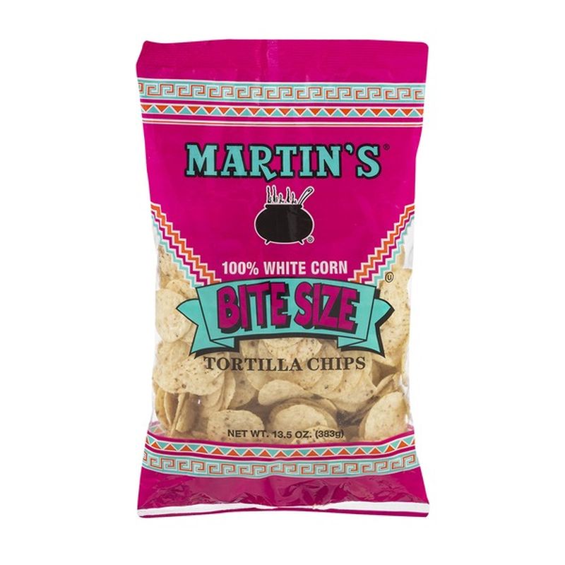 Martin's Bite Size Tortilla Chips White Corn (13.5 oz) - Instacart