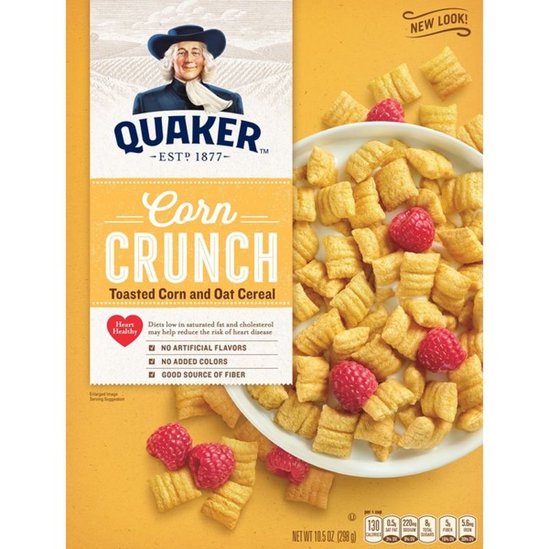 Quaker Corn Bran Crunch Toasted Corn Cereal (11 oz) - Instacart
