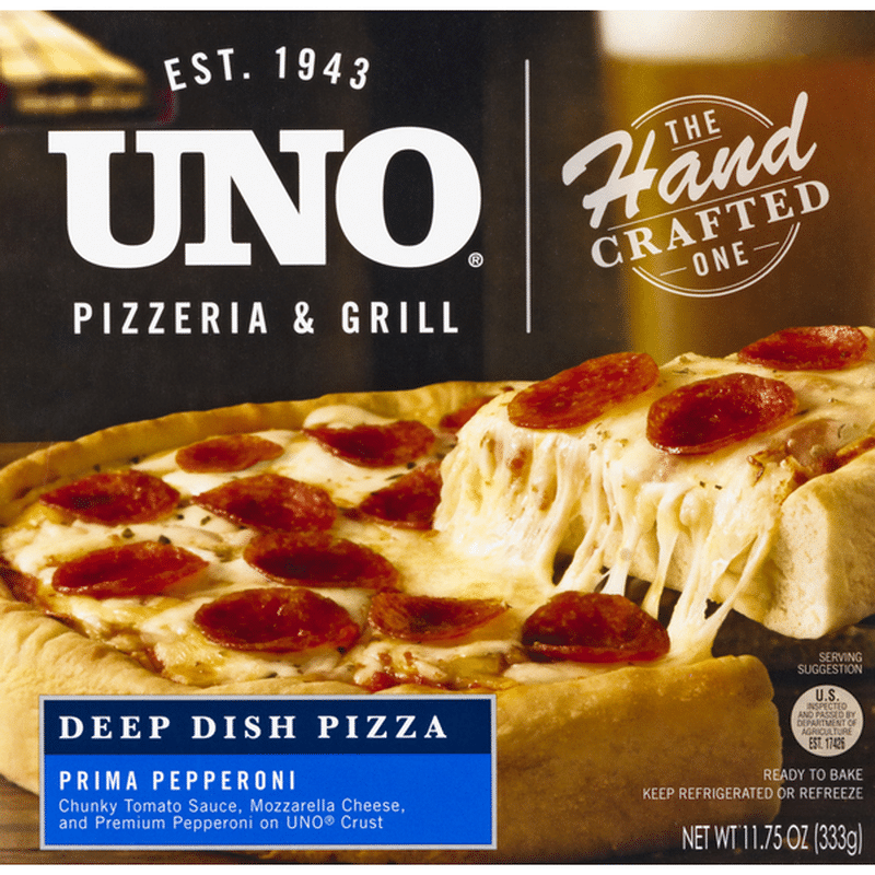 Uno Pizza, Deep Dish, Prima Pepperoni, Pizzeria & Grill (11.75 oz ...