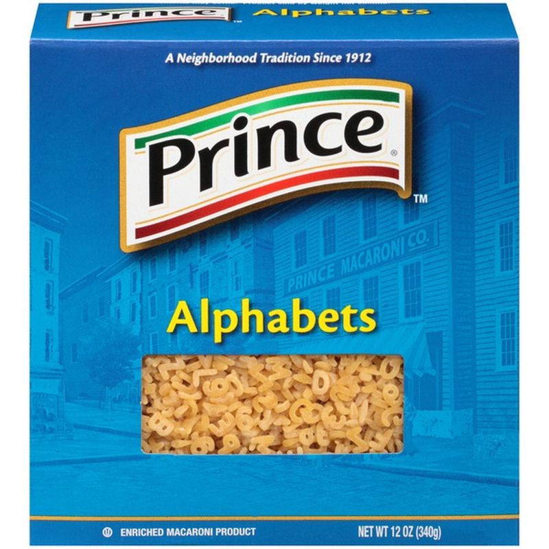 Prince Alphabets Pasta (12 oz) - Instacart