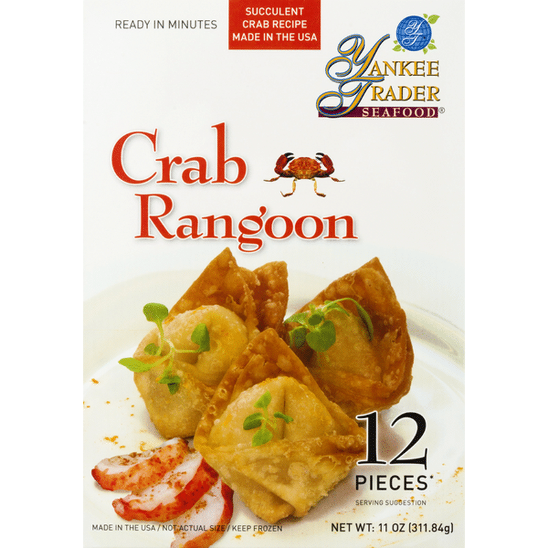 Yankee Trader Seafood Crab Rangoon (12 each) - Instacart