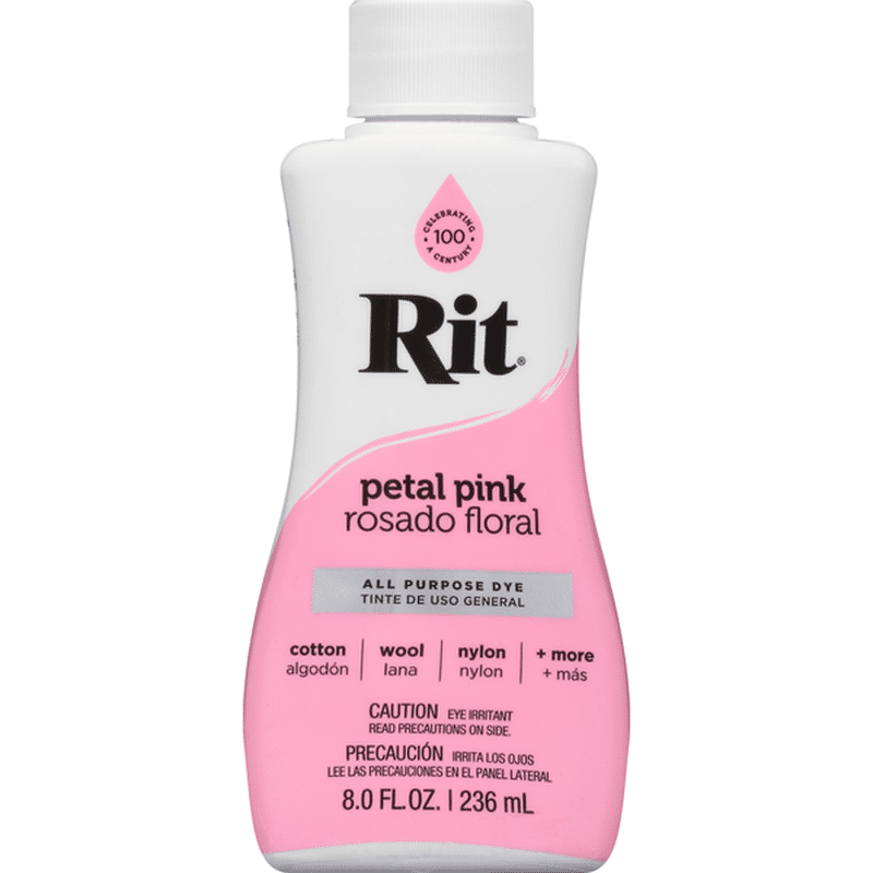 Rit All Purpose Dye, Petal Pink (8 oz) - Instacart