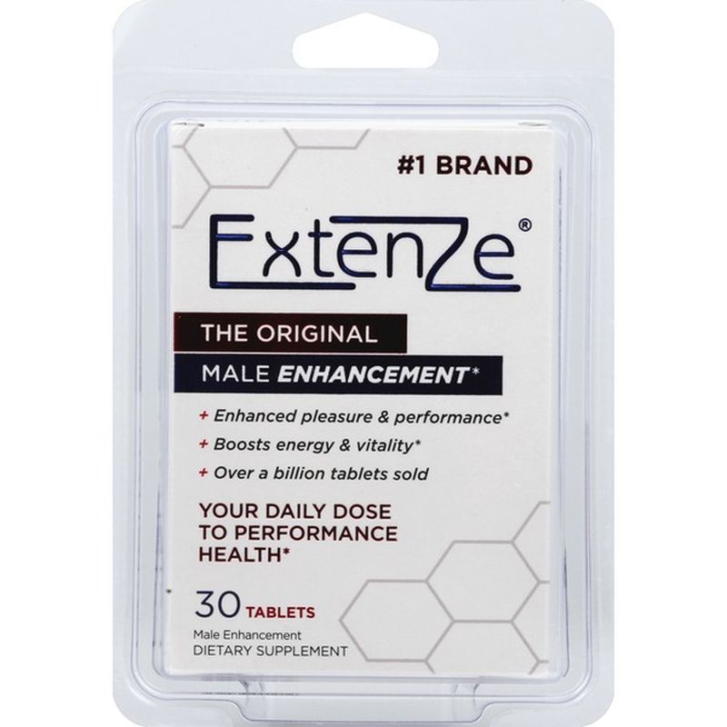 ExtenZe Male Sexual Enhancement, Original Formula, Tablets (30 each ...