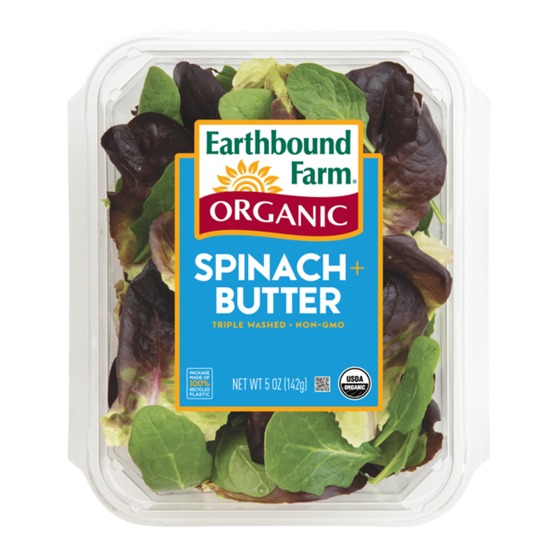 Earthbound Farms Organic Spinach + Butter (5 oz container) - Instacart