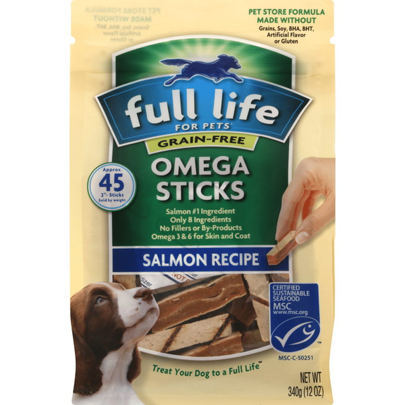 Full Life For Pets Omega Sticks, Grain-Free, Salmon Recipe (340 g ...