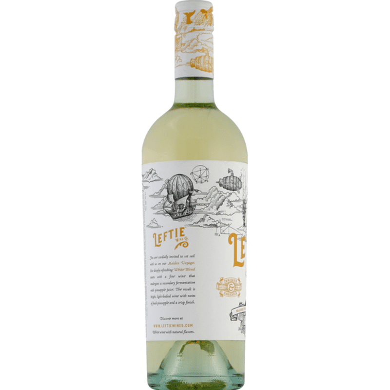 Leftie White Blend Wine (750 ml) - Instacart