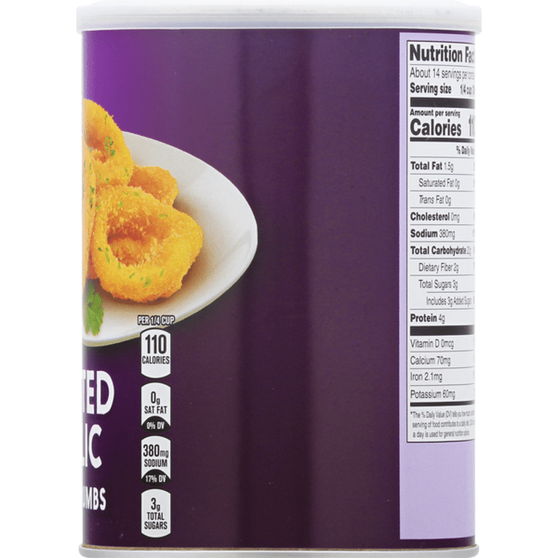 Sunny Select Bread Crumbs, Roasted Garlic (15 oz) Delivery or Pickup ...