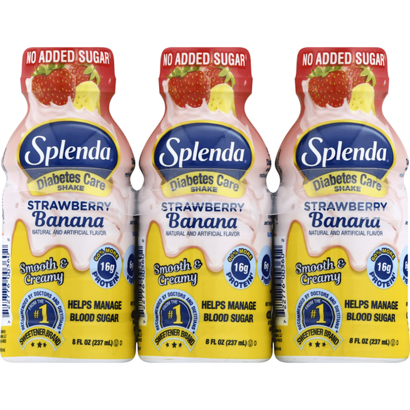 Splenda Shake, Strawberry Banana (6 each) - Instacart