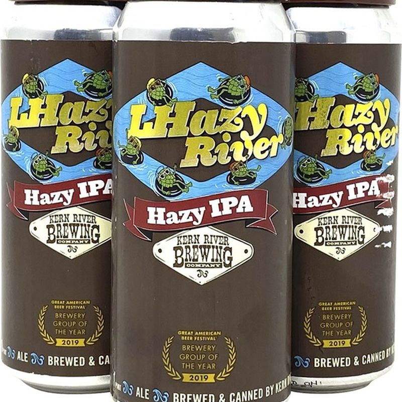 Kern River Brewing Company Beer, Hazy IPA, LHazy River (16 fl oz ...