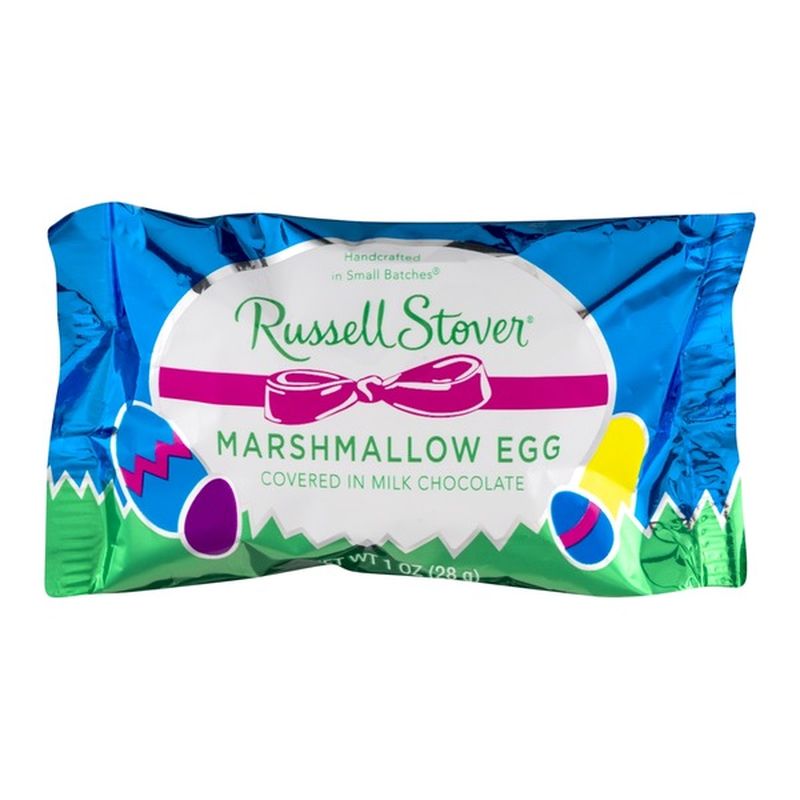 Russell Stover Marshmallow Egg, Covered in Milk Chocolate (1 oz ...