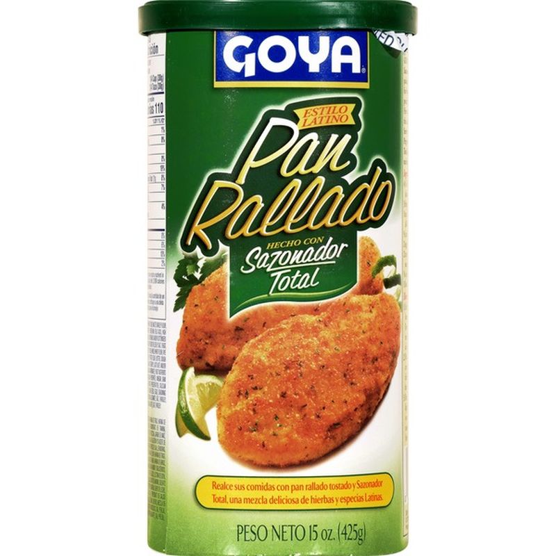 Goya Latin Style Bread Crumbs with Sazonador Total (15 oz) - Instacart