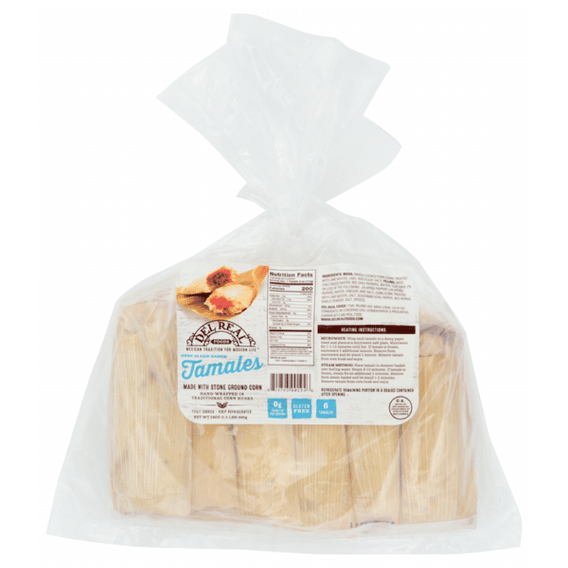 Del Real Tamales, Beef in Red Sauce (24 each) - Instacart