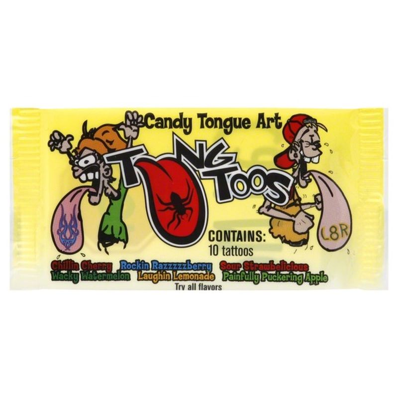 Tung Toos Candy Tongue Art, Assorted Flavors (10 ct) - Instacart