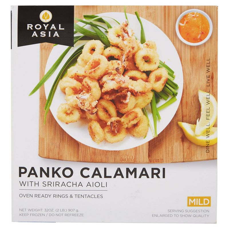 Royal Asia Mild Panko Calamari With Sriracha Aioli (2 lb) - Instacart
