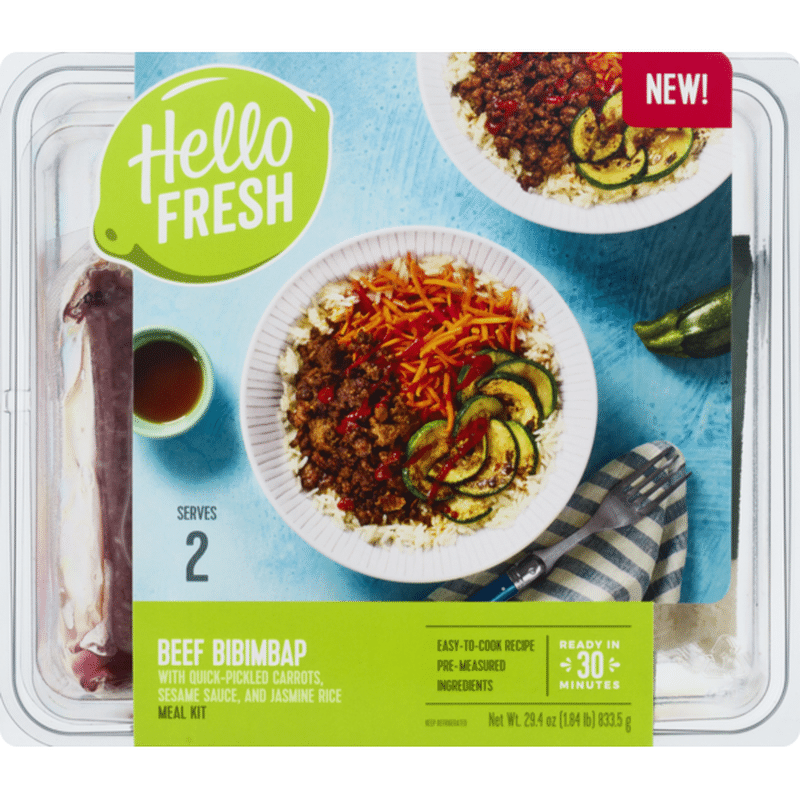 Hello Fresh Meal Kit, Beef Bibimbap (1 ct) Delivery or Pickup Near Me ...