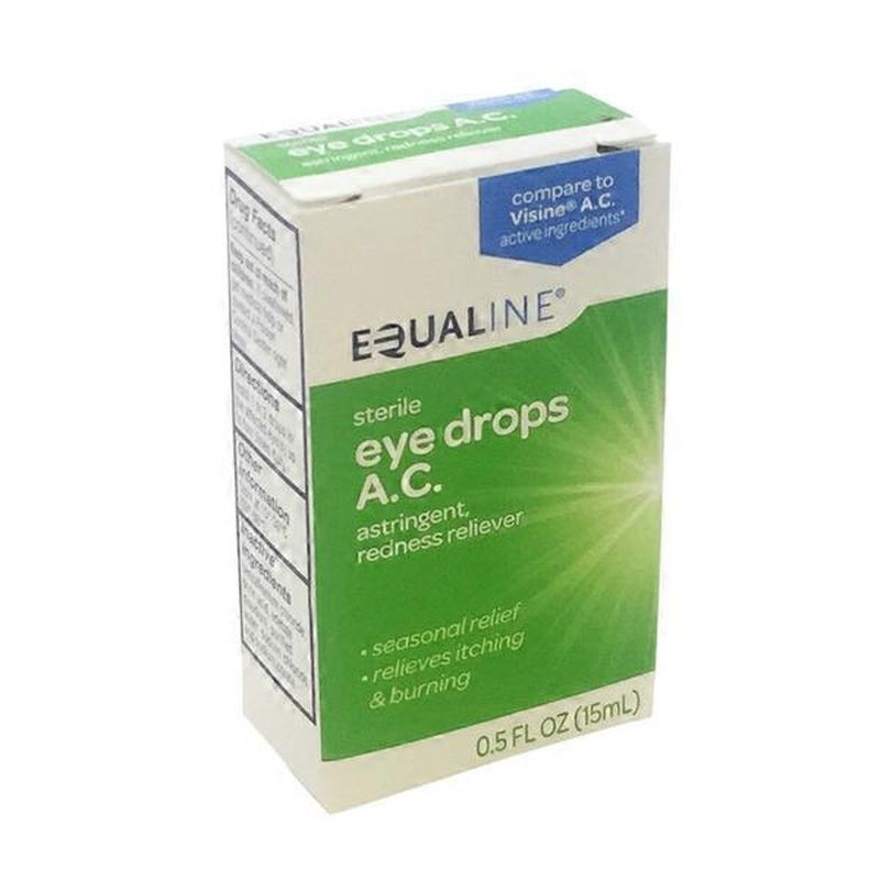 Equaline Sterile Eye Drops A.C., Astringent Redness Reliever (0.5 fl oz ...