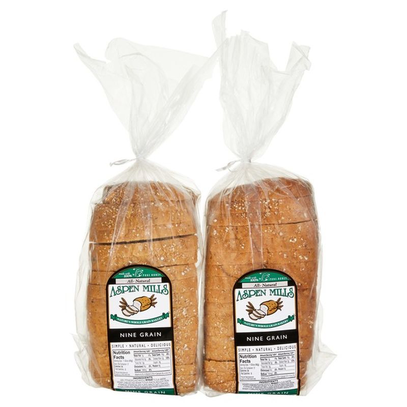Aspen Mills Bread Company Nine Grain Bread (24 oz) - Instacart