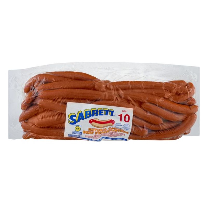 Sabrett Frankfurters Natural Casing Beef (5 lb) - Instacart