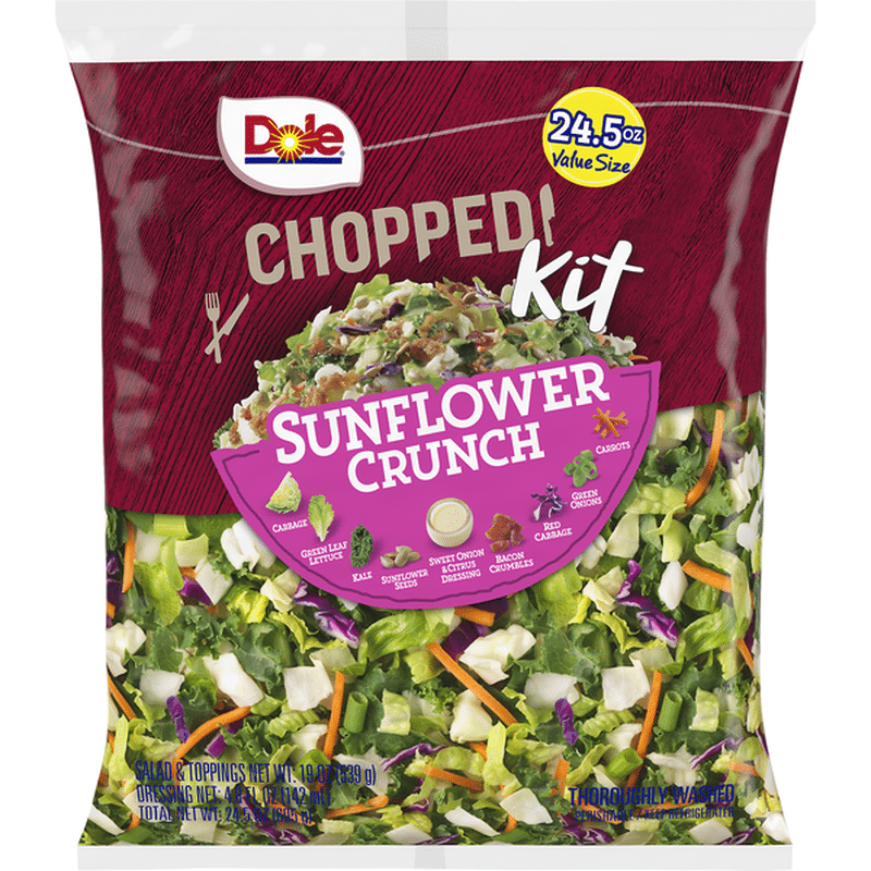 Dole Chopped Kit, Sunflower Crunch, Value Size (27.2 oz bag) - Instacart