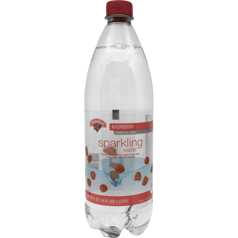 Hannaford Raspberry Sparkling Water (33.8 fl oz) - Instacart
