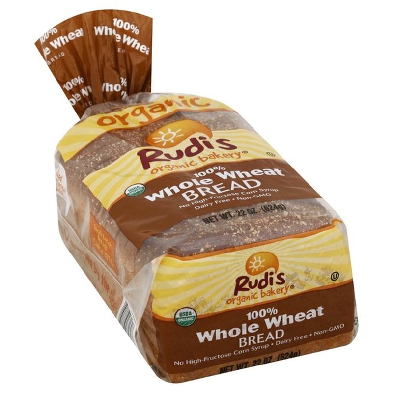 Rudis Bread, 100% Whole Wheat (22 oz) - Instacart