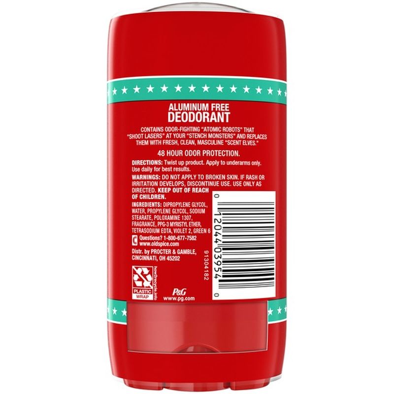 Old Spice Deodorant for Men, Aluminum Free, 48 Hour Protection (6 oz ...
