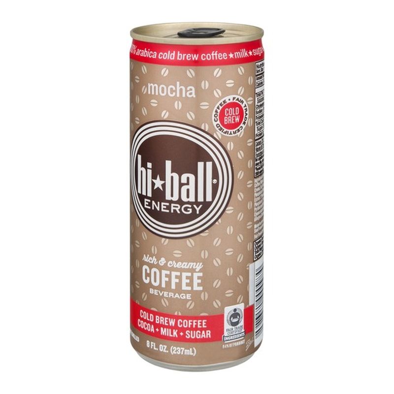 Hi-Ball Energy Coffee Beverage Mocha (8 fl oz) - Instacart