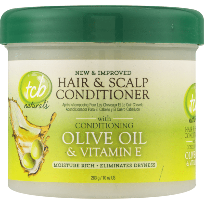 tcb Naturals Hair & Scalp Conditioner with Olive Oil & Vitamin E (10 oz ...