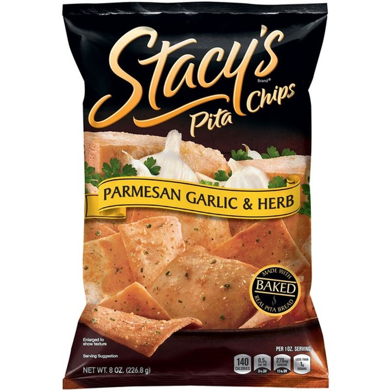 Stacy's Pita Chips Parmesan Garlic & Herb (226.8 g) - Instacart
