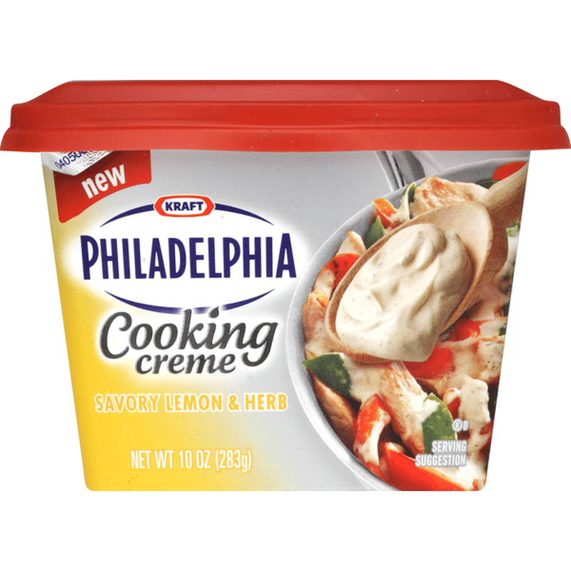 Philadelphia Cooking Creme, Savory Lemon & Herb (10 oz) - Instacart