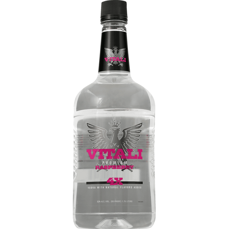 Vitali Vodka, Raspberry, Premium (1.75 L) - Instacart