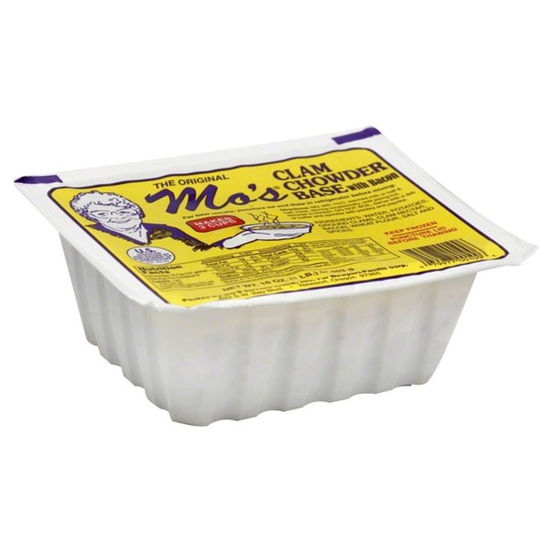 Mos Clam Chowder Base, with Bacon, Tub (16 oz) - Instacart