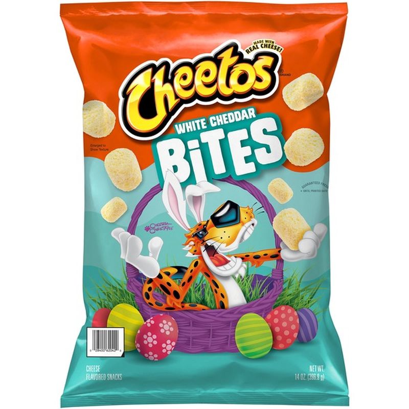 Cheetos White Cheddar Bites Cheese Flavored Snacks (14 oz) - Instacart